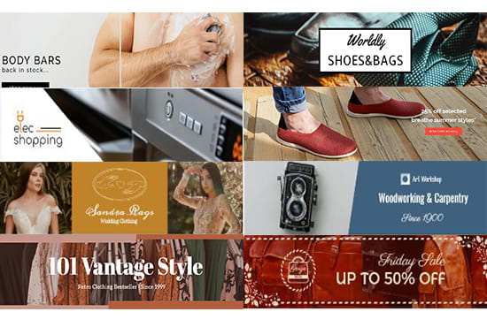 Design ebay banner billboard, shopify store banner, and etsy shop ...