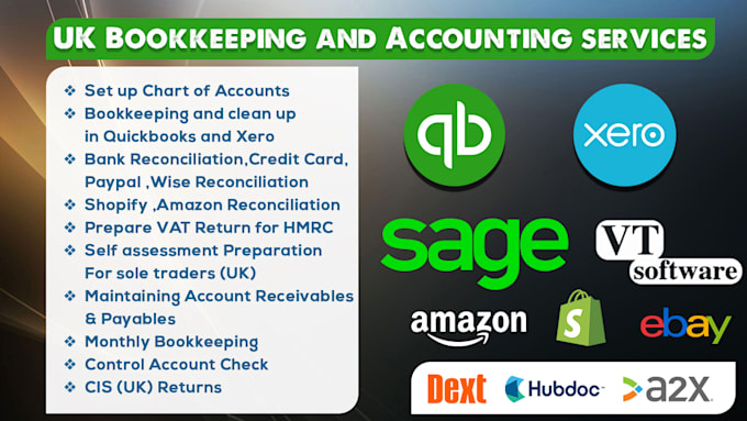 Do uk vat mtd payroll bookkeeping in qbo xero sage vt by Ebookkeeper ...