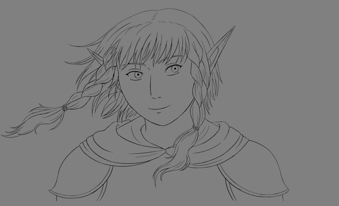 Draw an anime style bust of your character by Lorins | Fiverr