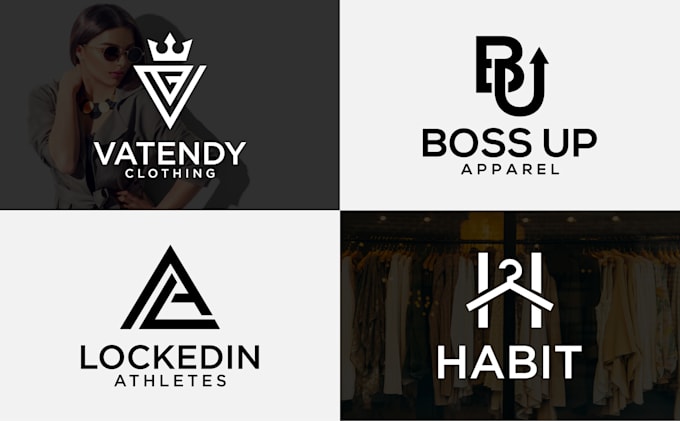 Design clothing streetwear urban monogram logo by Vector_art07 | Fiverr