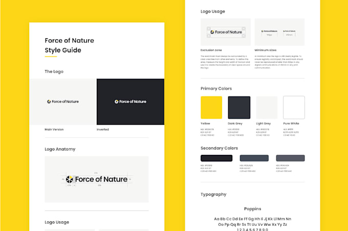 Create a branding stylesheet with guidelines by Pantheradesigns | Fiverr