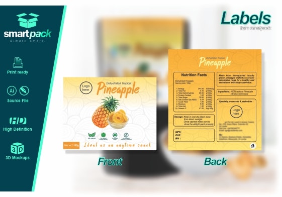 Design a product label, sticker print ready by Smartpack_lk | Fiverr