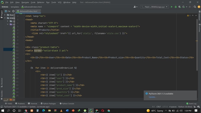 Create Responsive Website Using Html Css Javascript In Python Flask By Webitonline Fiverr