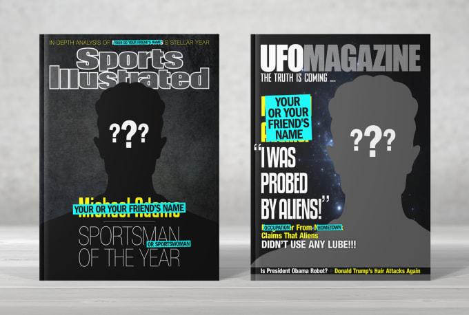 Create funny magazine cover with your or your friends photos by ...