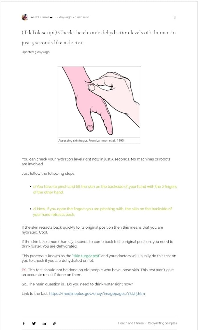 Write creative youtube and tiktok scripts by Dr_aariz | Fiverr