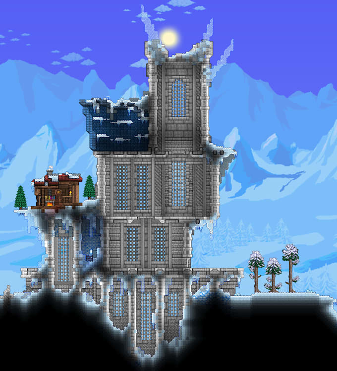 Build a detailed base on terraria for you by Doublerbuilding | Fiverr