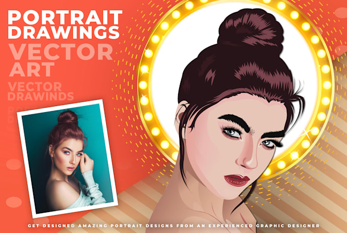 Design professional vector portrait designs from your photo by ...