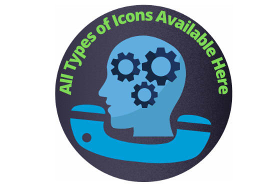 Create very attractive world class icons for your business by ...