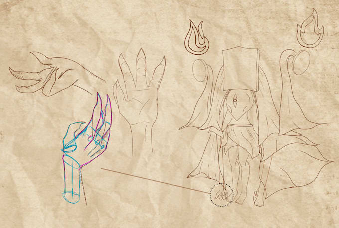 Draw custom characters for you by Brihanconh | Fiverr