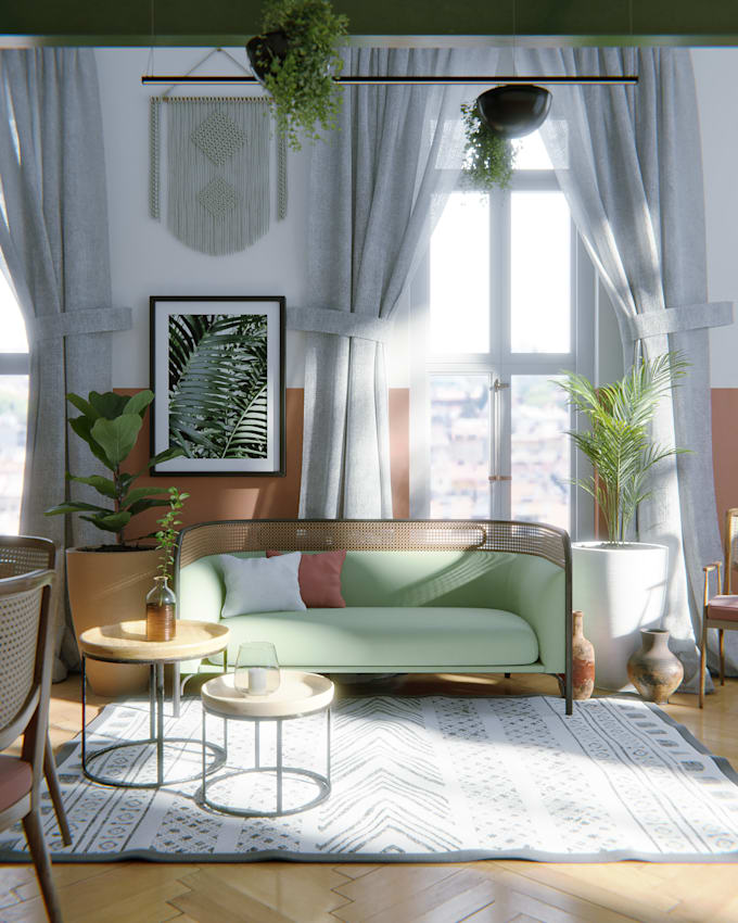 Render your interior design scenes by Henriliaz | Fiverr