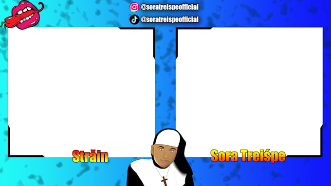 Do overlays for omegle by Axeel_f1 | Fiverr