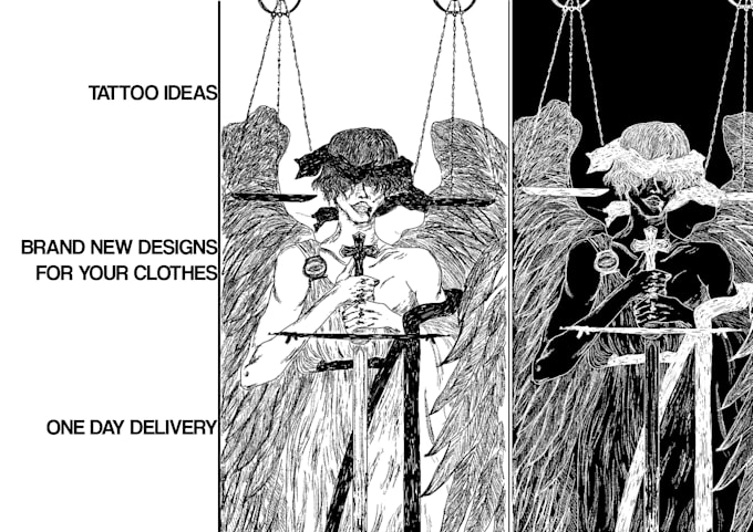 Create a very accurate lineart design by Not6eex | Fiverr