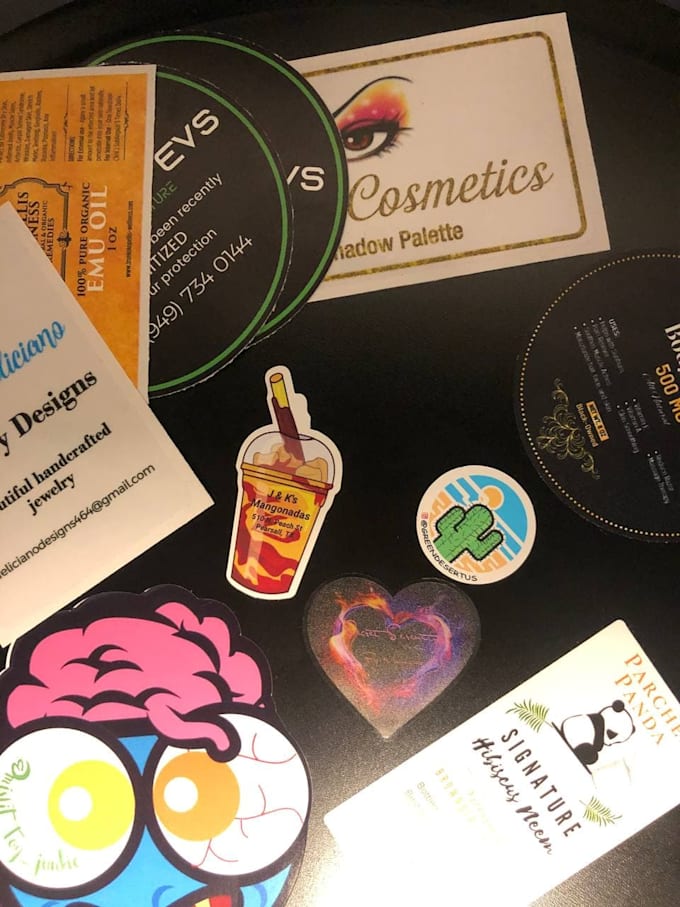 Print your logo stickers and labels by Babak1987 | Fiverr