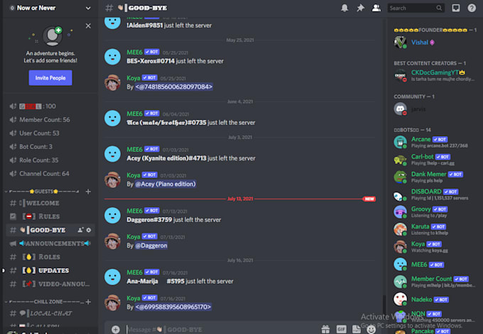 Create or design discord server by Technicalmas336 | Fiverr
