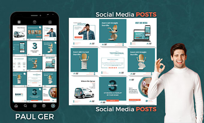 Be your social media content and posts creator by Paulgerasim | Fiverr