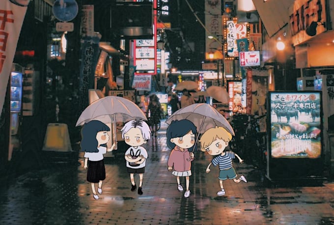 Draw over your photo by Dorestudio | Fiverr