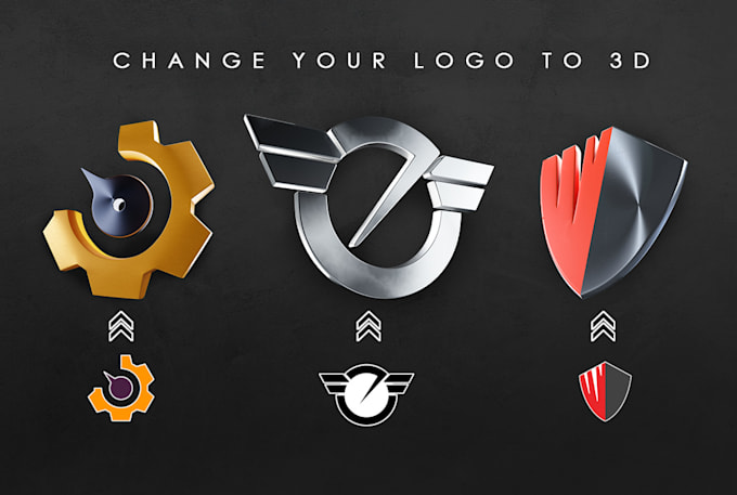 Convert your logo to 3d model in blender by Dary_hakiim | Fiverr