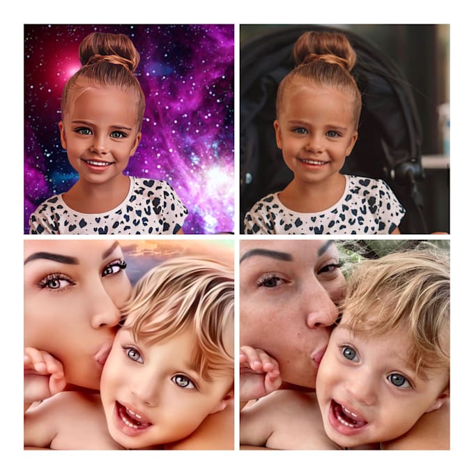 Create portrait designs for your social media by Anastacia_art_ | Fiverr