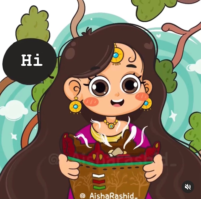 Design a cute 2d character by Aisharashid252 | Fiverr