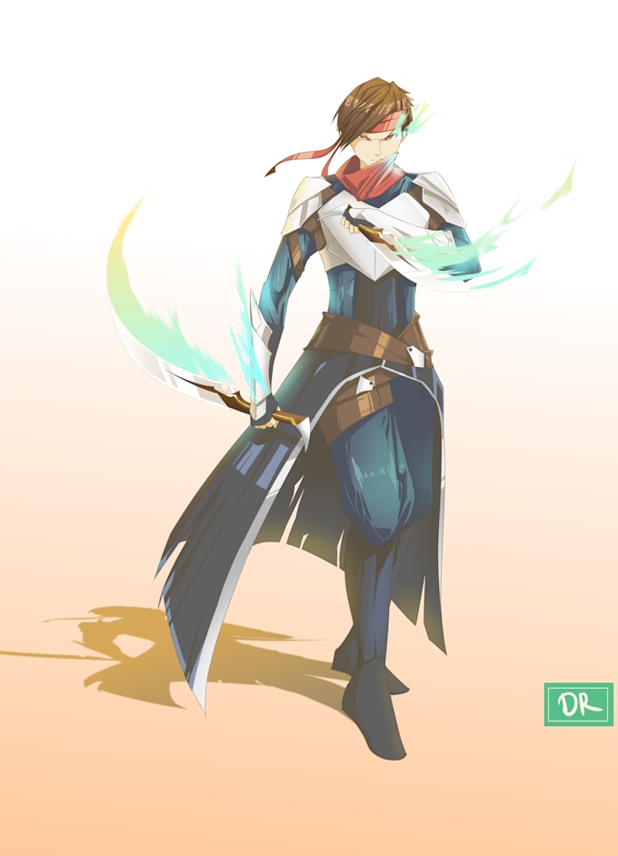Draw your original medieval and fantasy anime characters by ...