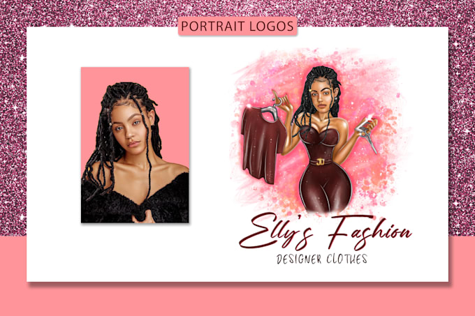 Create portrait logo for your business, website, blog by Designcube01 ...