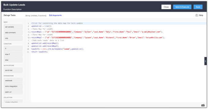 Write deluge script in zoho by Tonmoymuhury | Fiverr