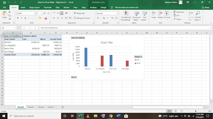 Do excel graphs, salary sheets, pivot table, and much more by ...