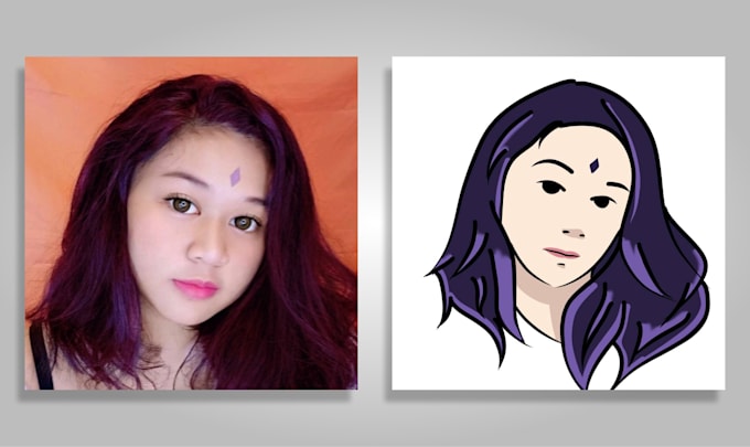 Draw headshot cartoon portrait vector illustration by Kamal_islahudin ...