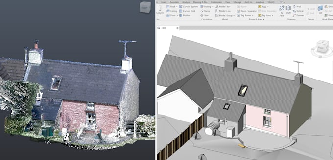 Create revit model from point cloud data by Jalal33 | Fiverr