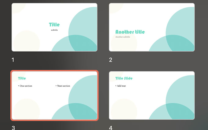 Create a custom master slide deck by Mlaudermilk | Fiverr