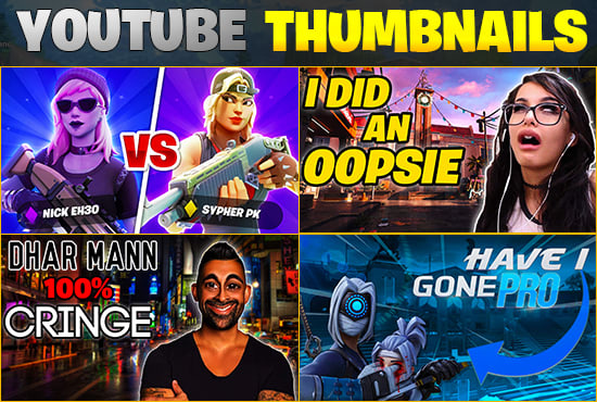 Create amazing gaming thumbnail design by Graphix_lk | Fiverr