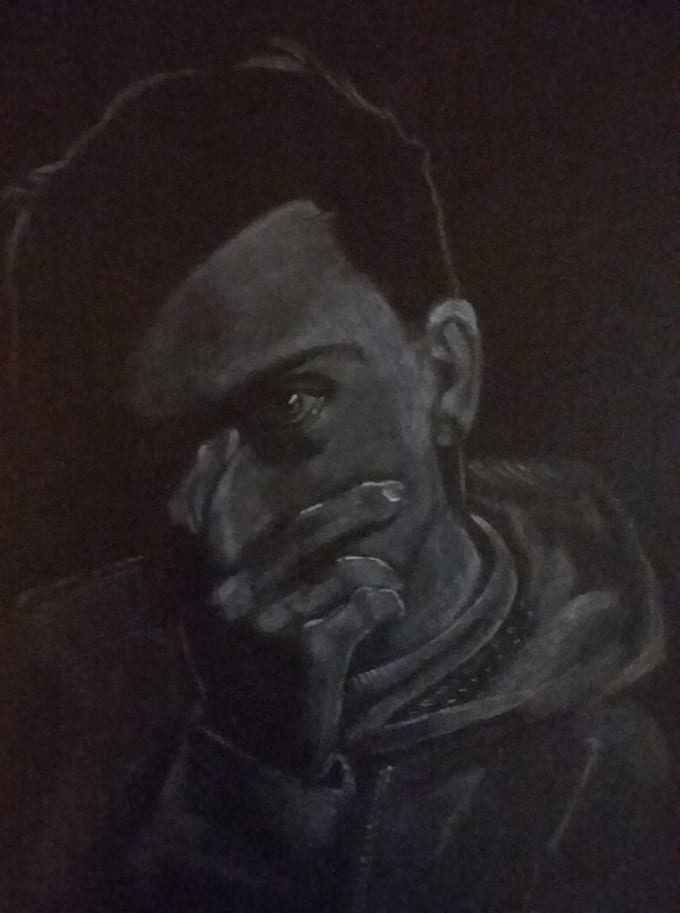 Draw photorealistic negative space portraits by Buggiemcgee01 | Fiverr