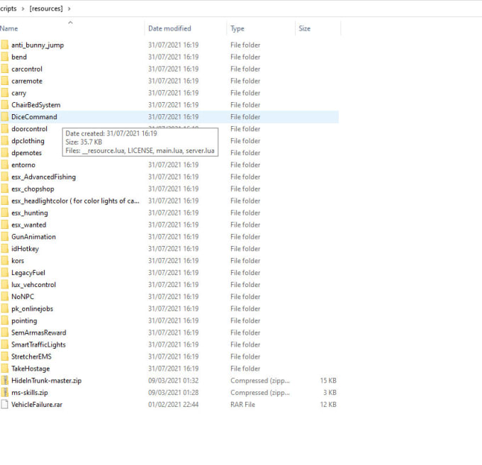 Sell 50 fivem ready scripts by Robertmp21 | Fiverr