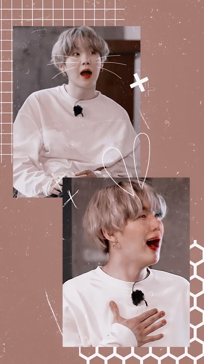 Create bts or kpop groups inspired wallpaper and thumbnails by ...