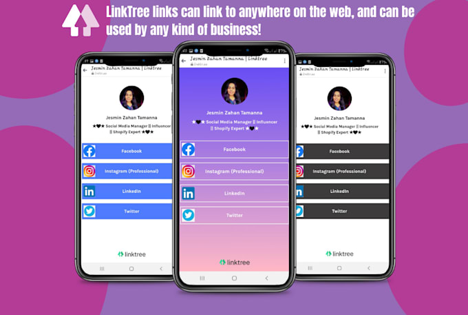 Setup and customize linktree bio link for instagram within 1 hour by Firemarketerr | Fiverr