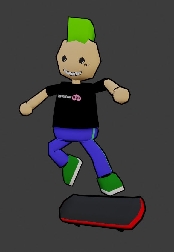 Do low poly characters in a stylised psx style and game ready by ...