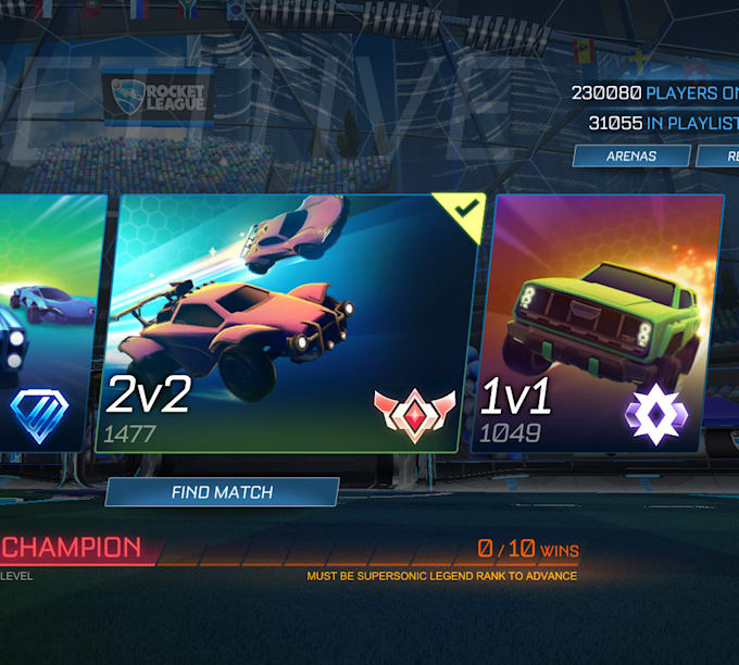 Get you your desired rank in rocket league up to grand champ by ...