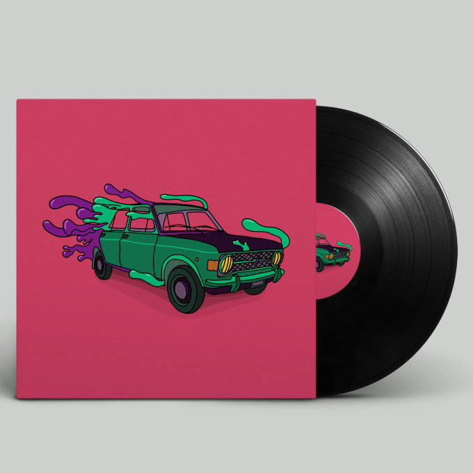 Design a unique hand drawn album cover by Yachsam | Fiverr