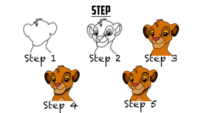 Convert a drawing or a cartoon vector image by Cocswing | Fiverr