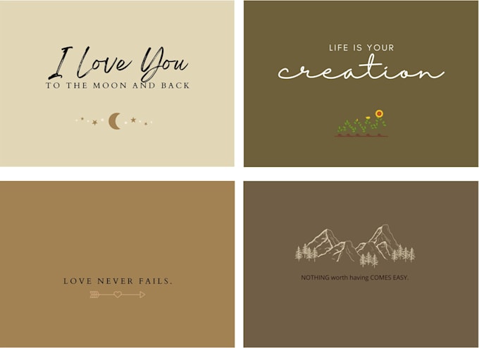 Create a custom minimalist calligraphy by Emghie | Fiverr