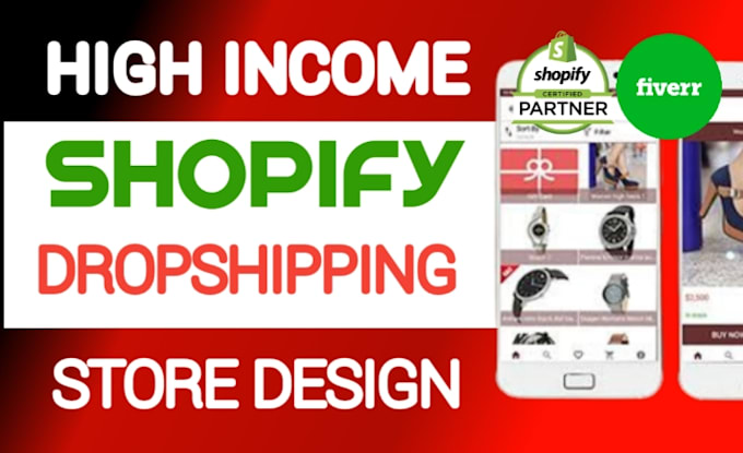Build passive income shopify dropshipping store by Shamsa24 | Fiverr