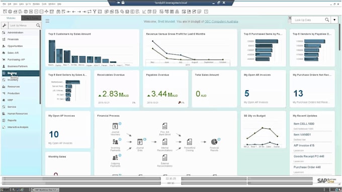 Create and customize sap hana dashboards by Haideralierp | Fiverr