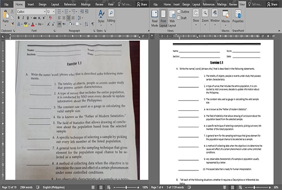 Converting pdf to word and retyping scanned pages by Majane09 | Fiverr