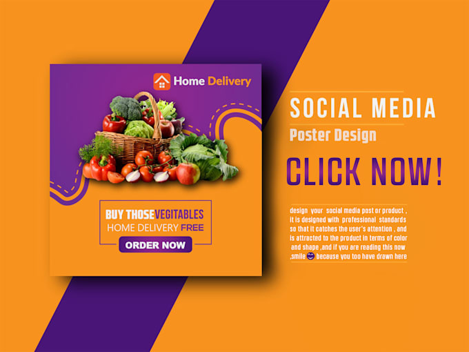 Create free creative poster, post for social media by Ameerayoub | Fiverr