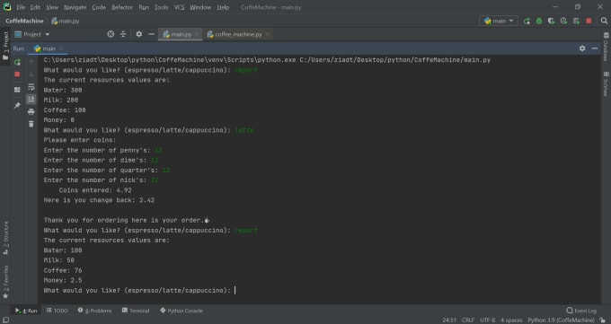 Make A Python Project Using List Functions Inputs Classes And Files