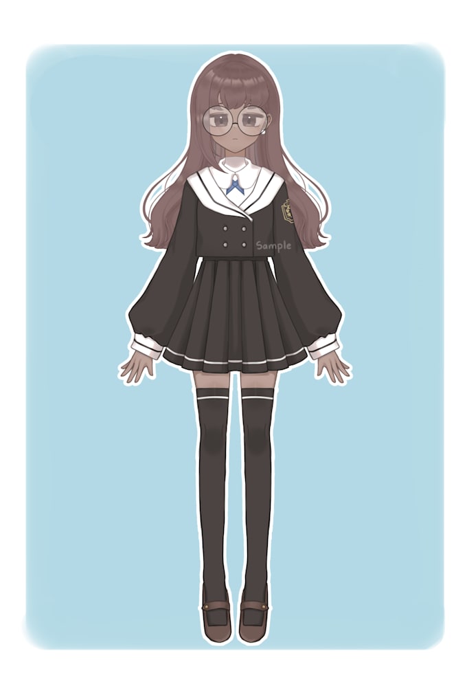 Make or design you a 2d tuber model by Sharayukii | Fiverr