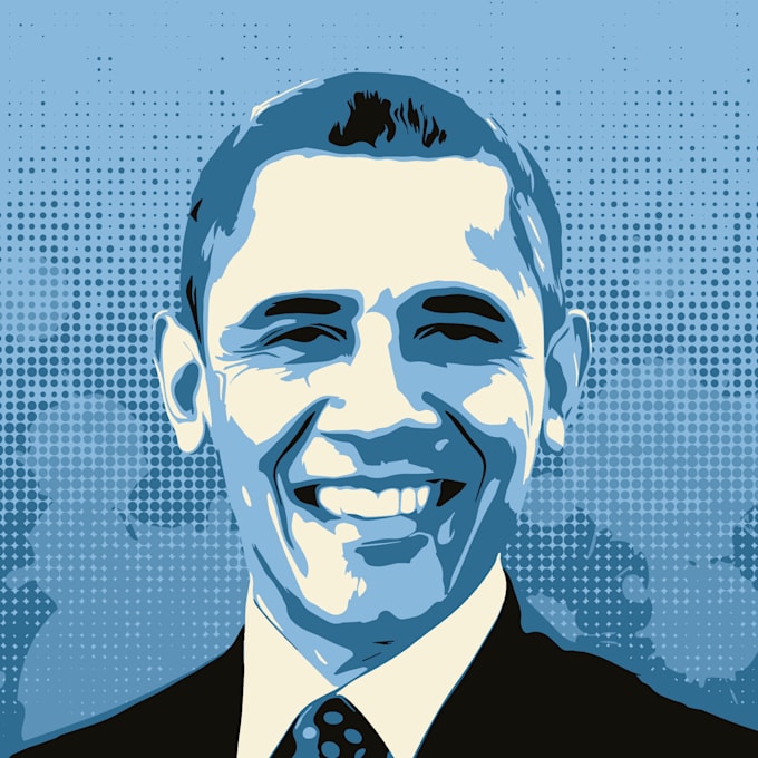Portrait style vector in photoshop and vector in illustrator by ...