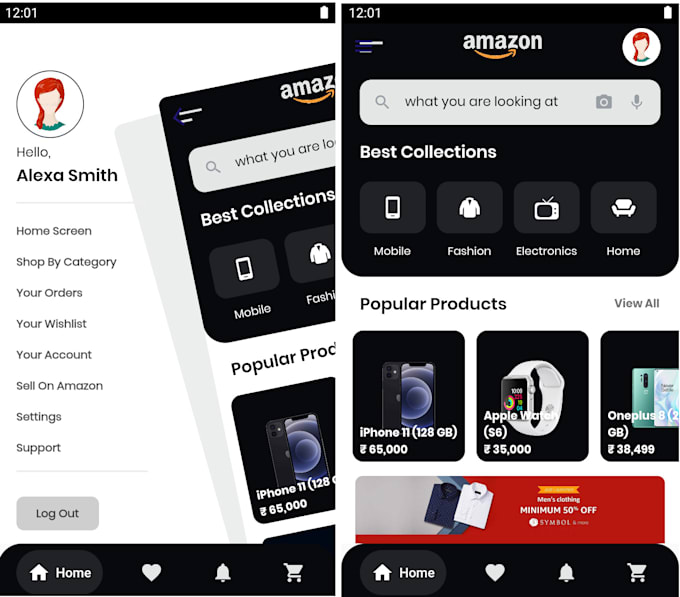 Develop a custom cross platform mobile app using flutter by Zaki_mer ...
