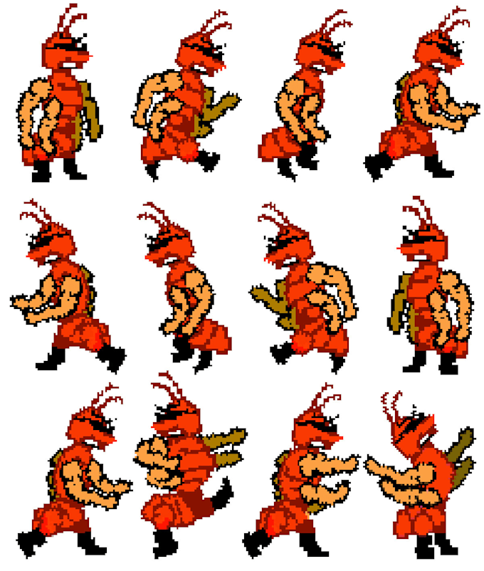 Make you a retro short animated gif and sprite sheet by Rshep83 | Fiverr