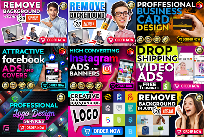 Design fiverr gig thumbnail and cover by Franc_graphics | Fiverr